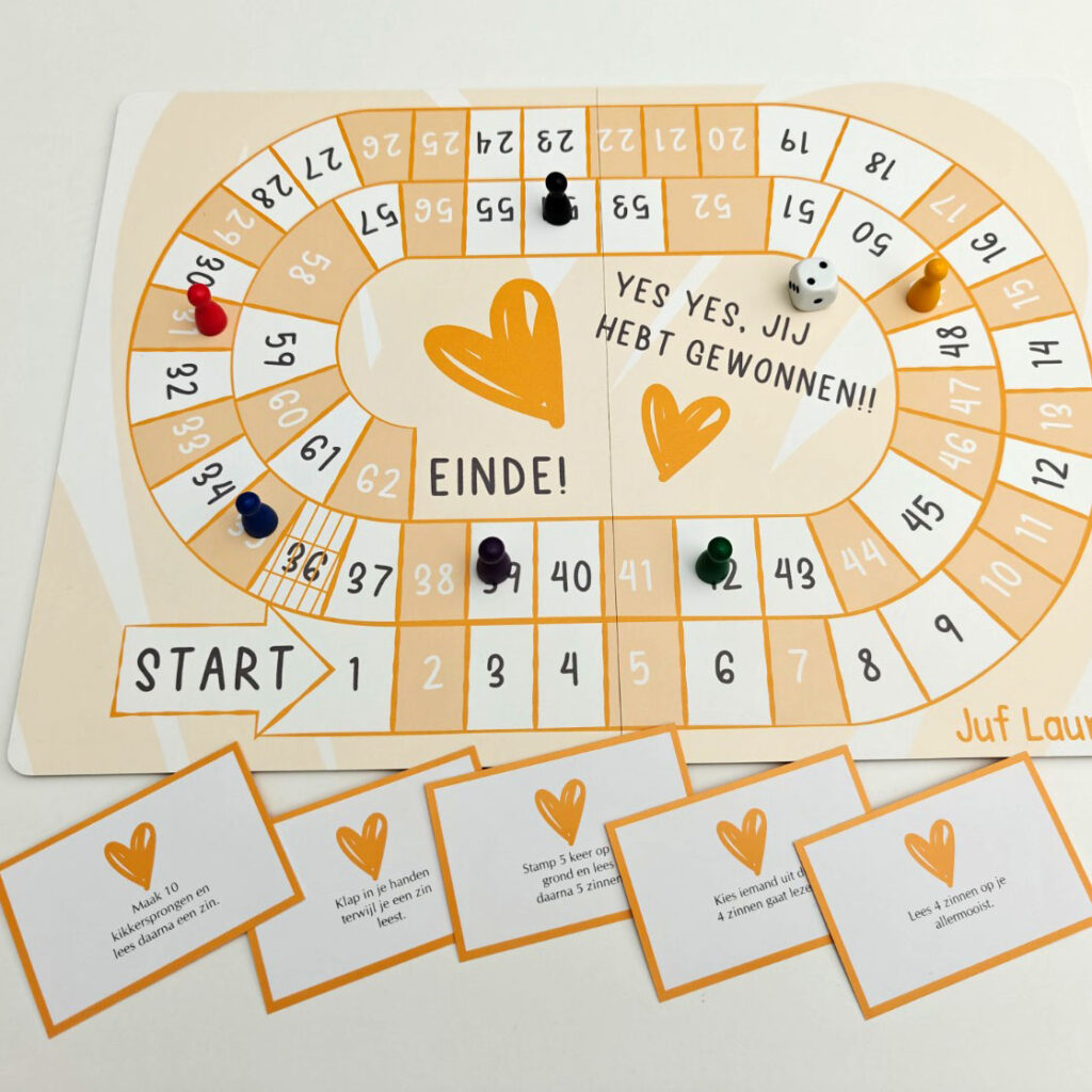 Tafelkaart - tafels 1 t/m 10 - Juf Laura